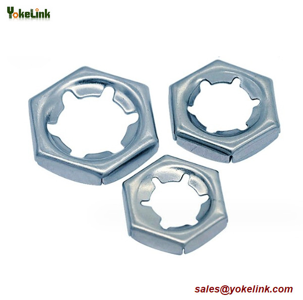 Galvanized Self Locking Palnut Stamped Pal Nuts DIN 7967S Counter pal nuts