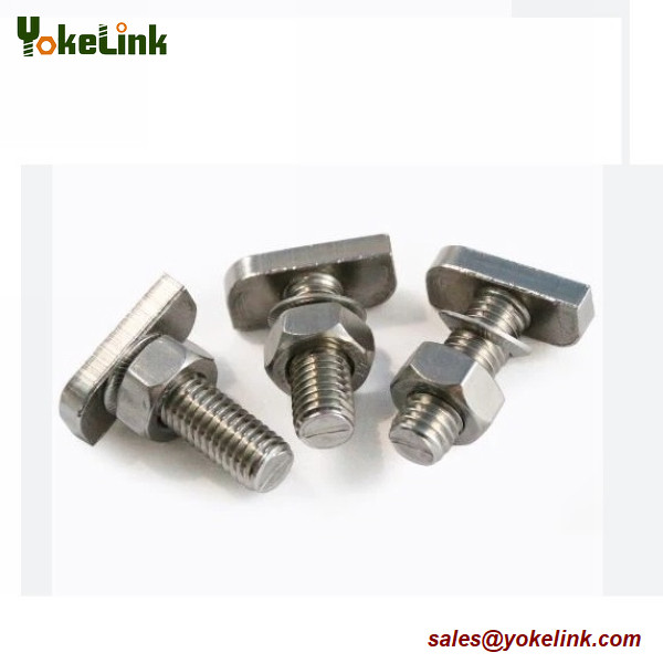 T-Bolt Stainless Steel T Bolts T-Slot T Head Bolt Hammer Screw M5 M6 M8 ...
