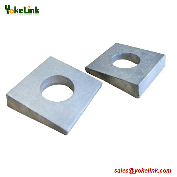 Beveled Square Washers Black Malleable Steel Steel Wedge Washers ...