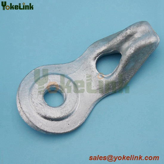 3/4" Drop Forged steel Angle Thimble Eyelet for guying utility poles
