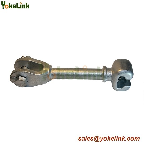 133KN 156KN Cast iron Hot line extension socket clevis For Overhead ...