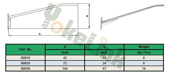 Light Pole Bracket Arms Hot Dip Galvanized Luminaire Support Arm With ...
