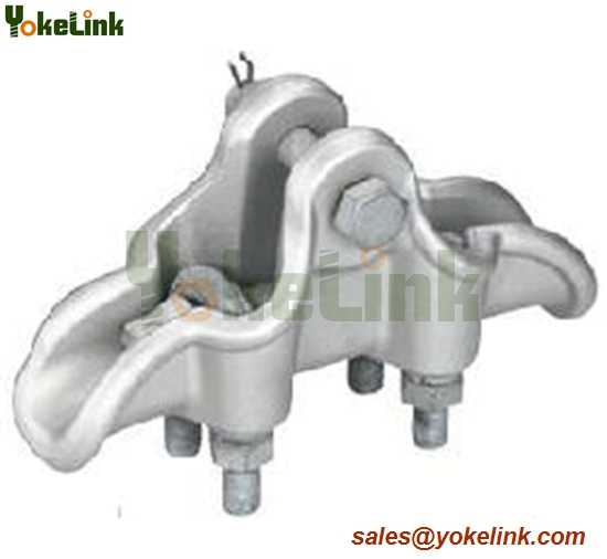 Hot dip galvanized Messenger Suspension Angled Clamps withe cotter pin
