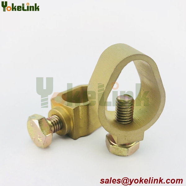 3/4" Copper Or Carbon steel Rod Grounding Earthing Clamp for Ground Rod ...