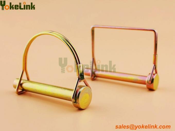 Zinc yellow or zinc clear Wire Tab lock pin for tractor with good price