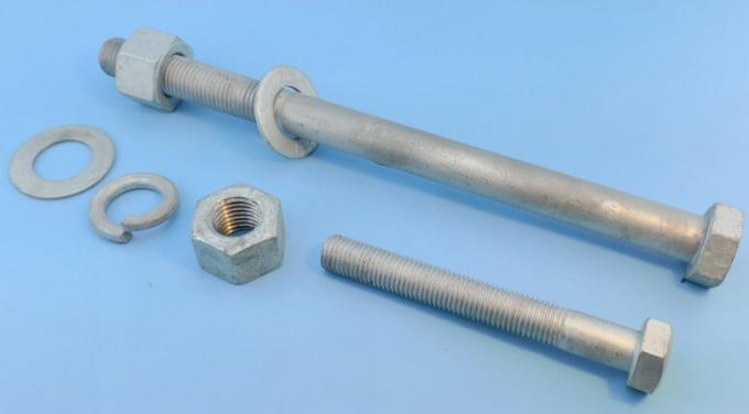 ASTM F1554 Grade 36 55 105 Anchor Bolt Anchor rod with nut and washer