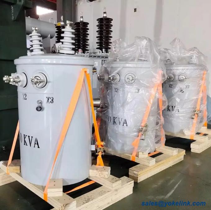 34.5kv to 480v 25KVA 50KVA CSP Single Phase Pole Mounted Distribution ...